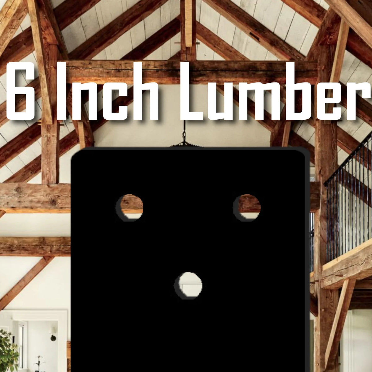 Standard Style - 6 Inch Lumber | Wood Post Brackets