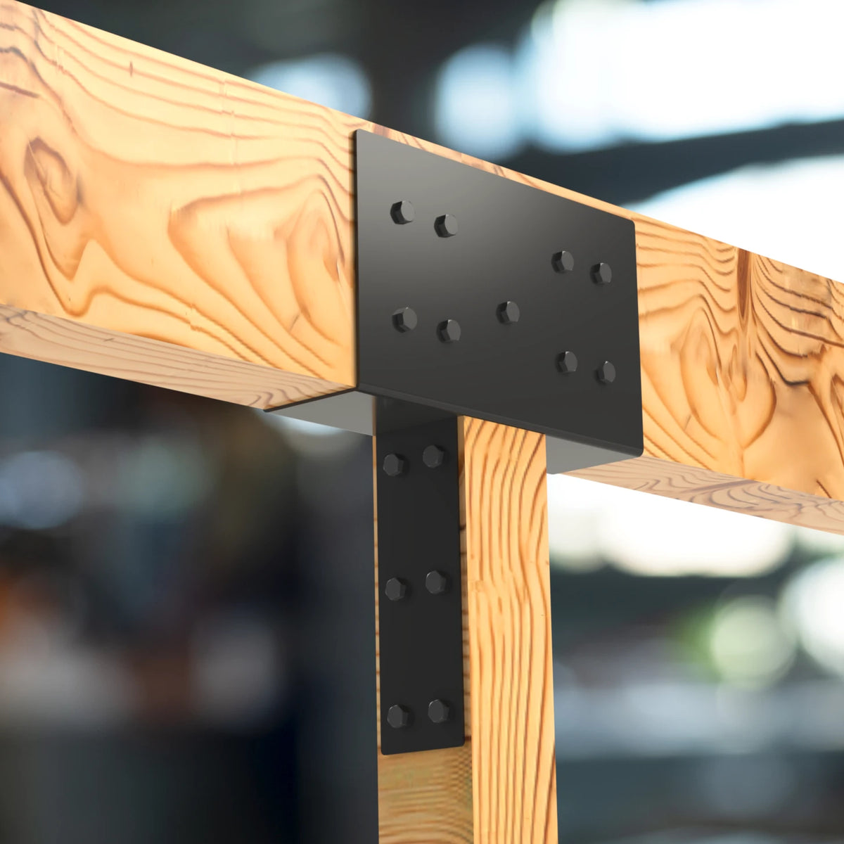 Column to Beam and Post to Beam Brackets (CB & PB) | Wood Post Brackets ...