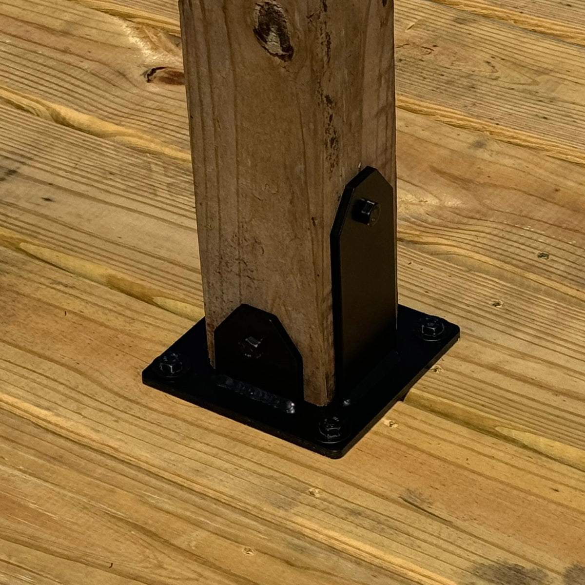 Heavy Duty Post Base Foot Bracket | Wood Post Brackets