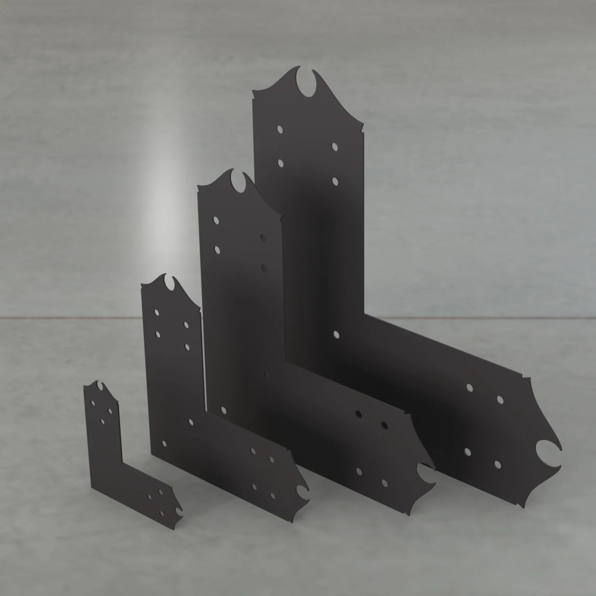 Colonial Style L Brackets | Various Sizes | Wood Post Brackets