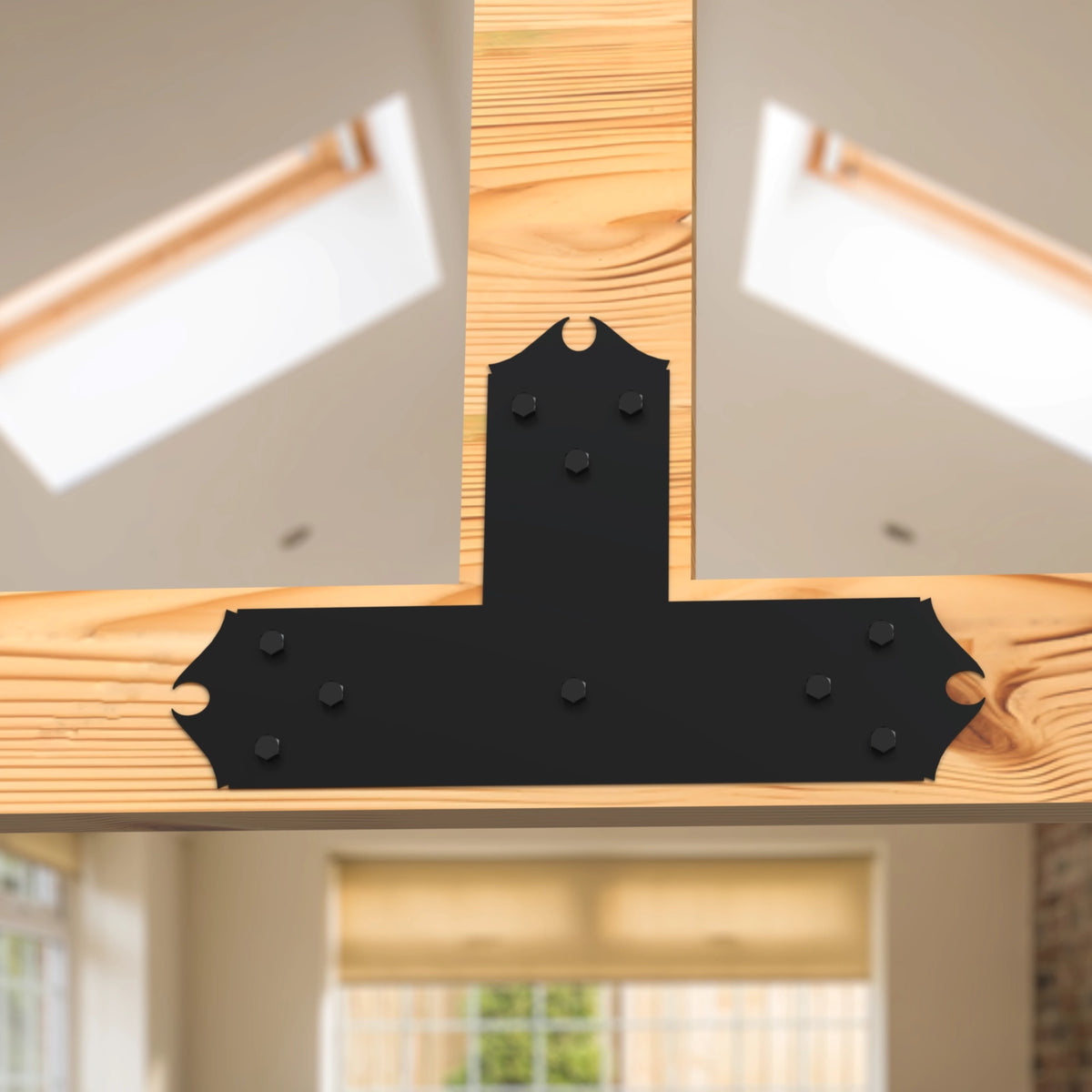 T Bracket - Colonial Style - For 8 Inch Lumber | Wood Post Brackets