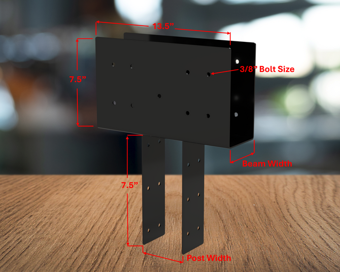 Column to Beam and Post to Beam Brackets (CB & PB) | Wood Post Brackets