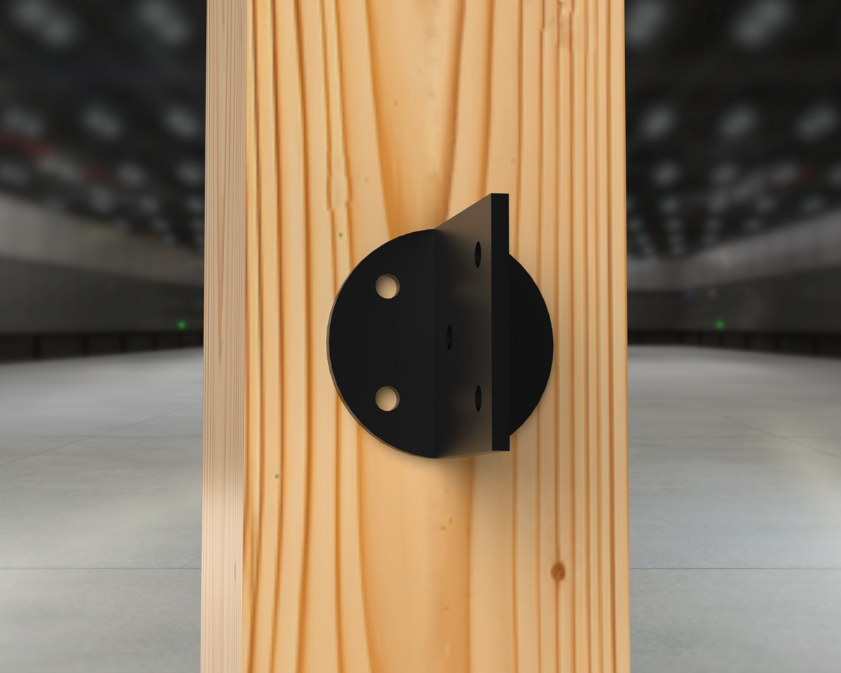 Knife Plate Brackets | Wood Post Brackets