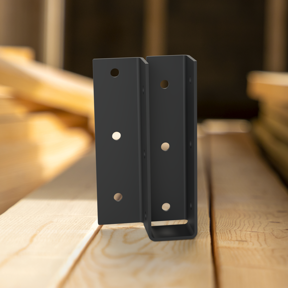 Joist Hangers - Corner Bracket (True Sizes) - JHCM2-JHCM6 | Wood Post ...