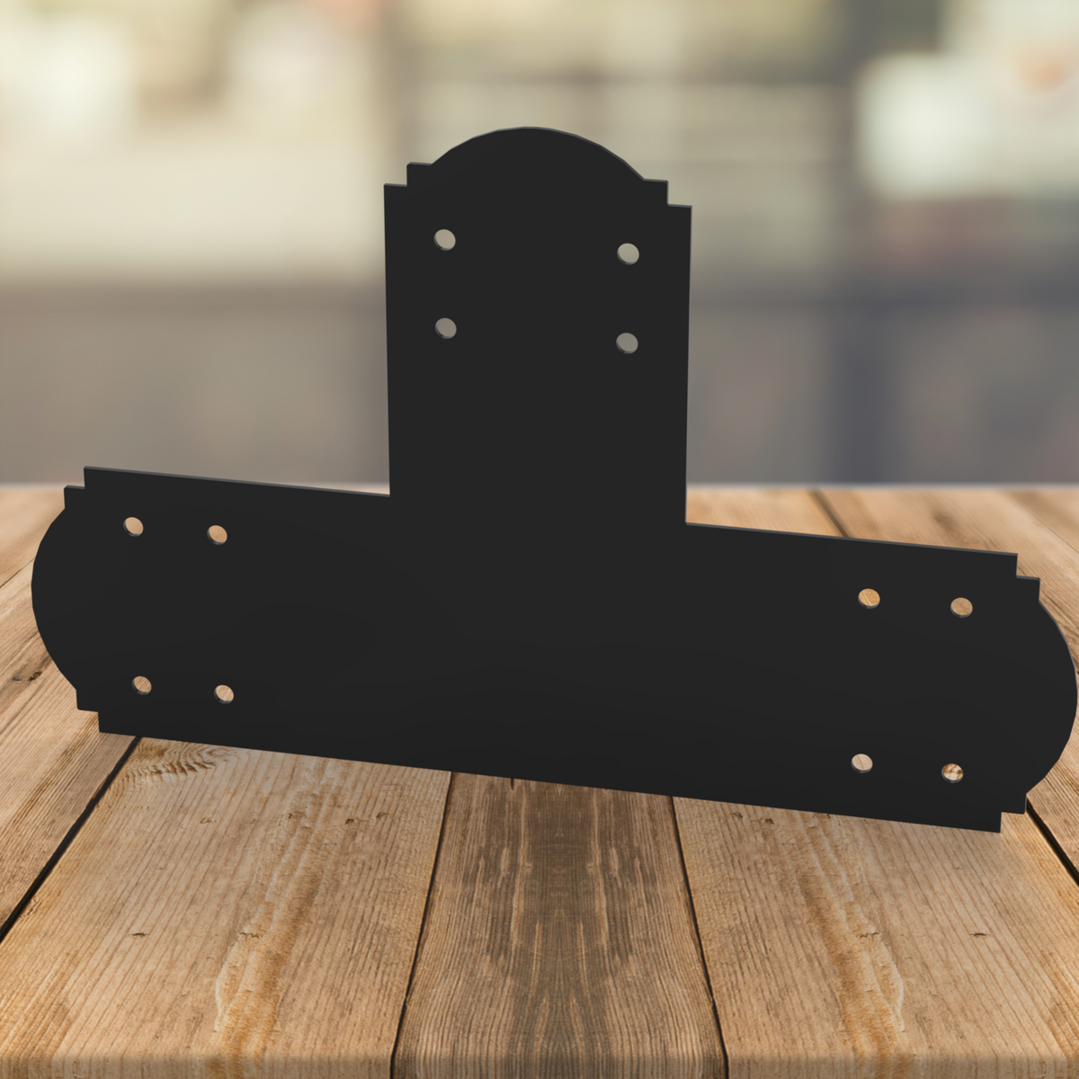 T Bracket - Crowned Style - For 6 Inch Lumber | Wood Post Brackets