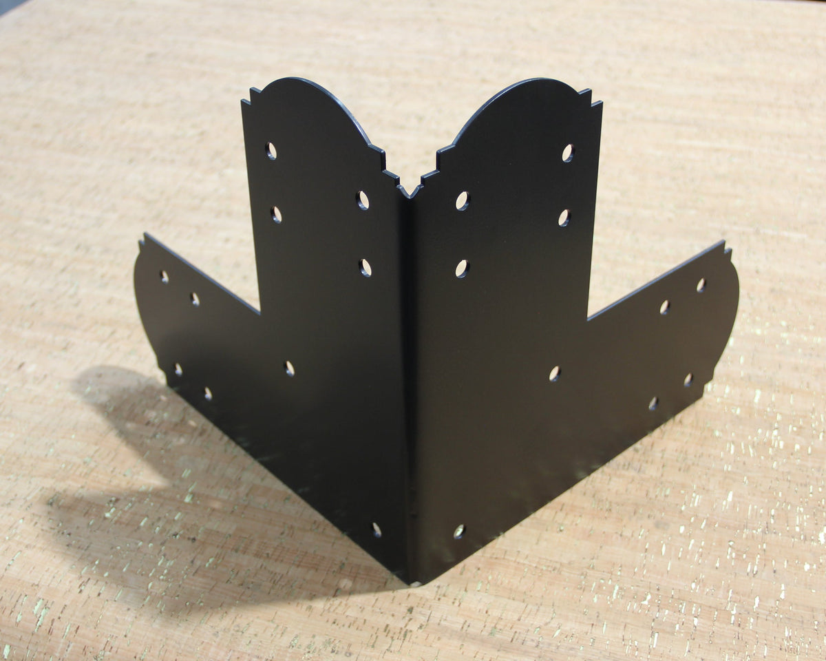 45 degree / 135 Degree Bracket for 6" Post, Wood Post Angle Bracket ...