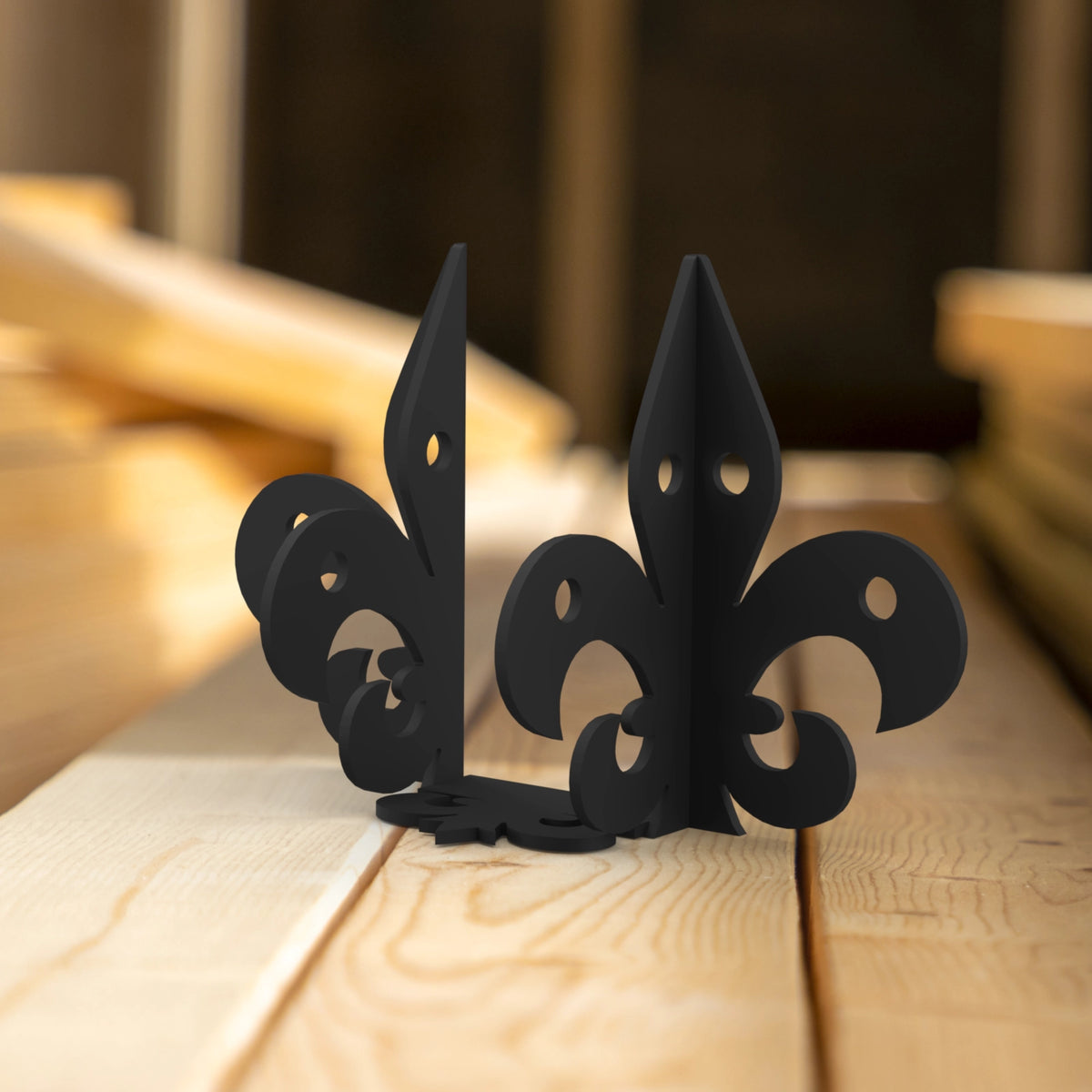 Joist Hangers - Fleur De Lis Style | Wood Post Brackets