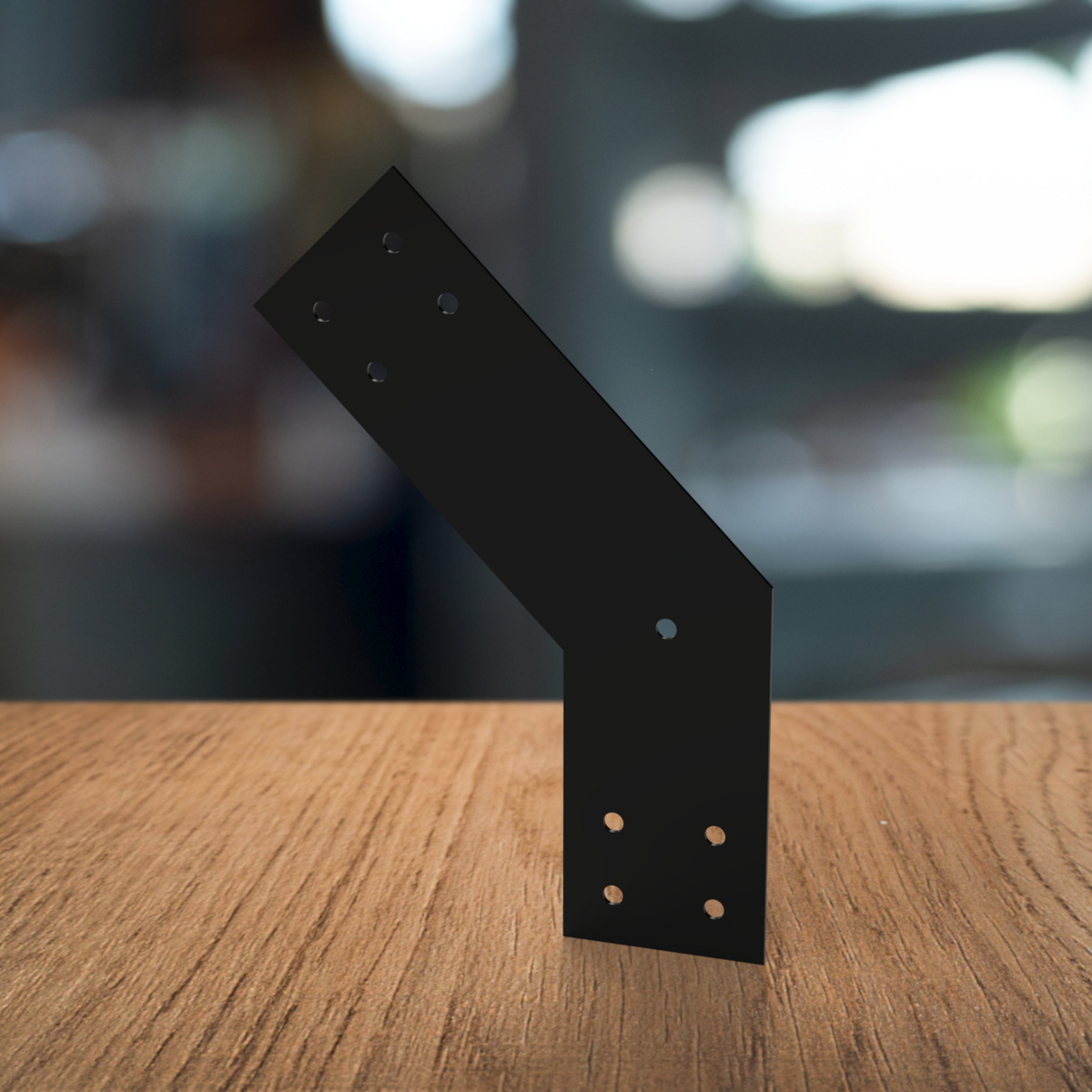 45 Degree L Bracket for 6" Post - Industrial Design Post Brace | Wood ...
