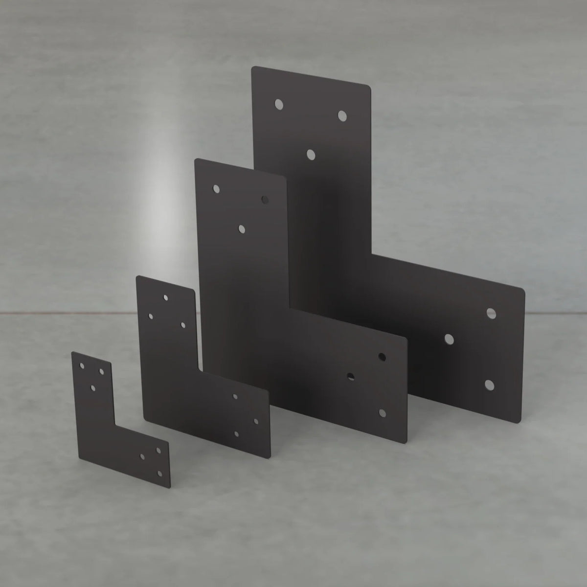 Standard Style L Brackets | Various Sizes | Wood Post Brackets