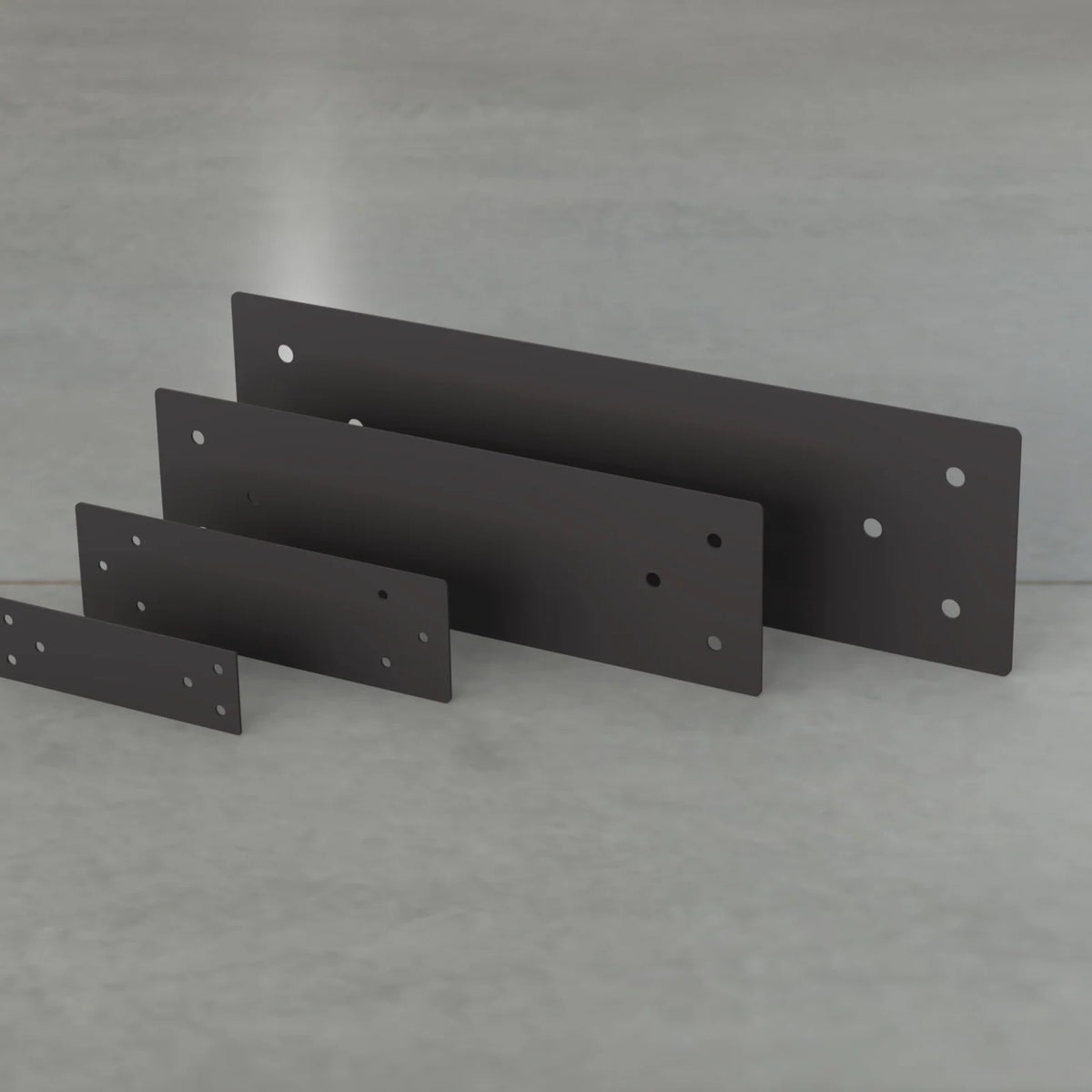 Standard Style Straight Brackets | Various Sizes | Wood Post Brackets