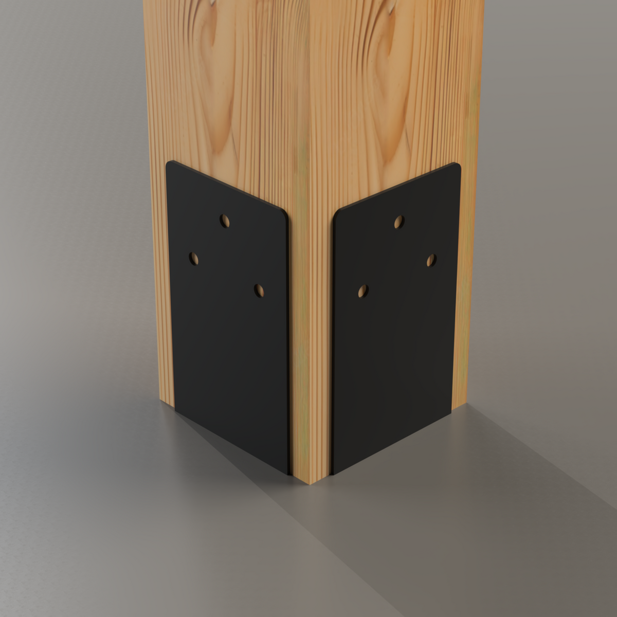 Decorative Post Base Plates (Pack of 2) - Standard Style | Wood Post ...