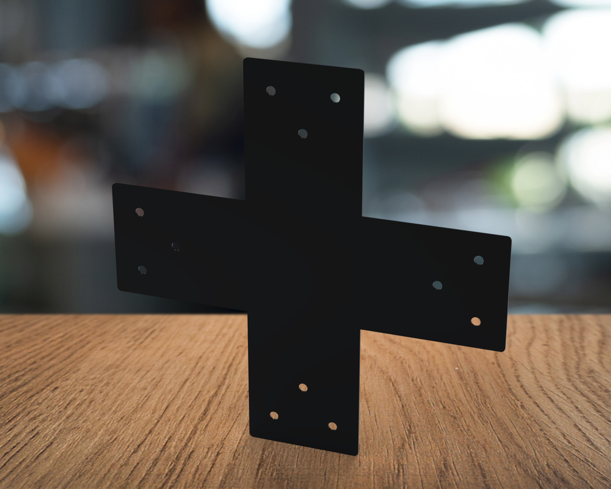 X Bracket - Standard Style - For 8 Inch Lumber | Wood Post Brackets